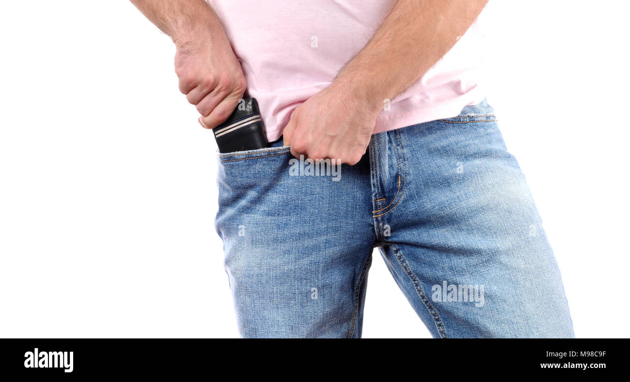 Put into pocket hi-res stock photography and images - Alamy