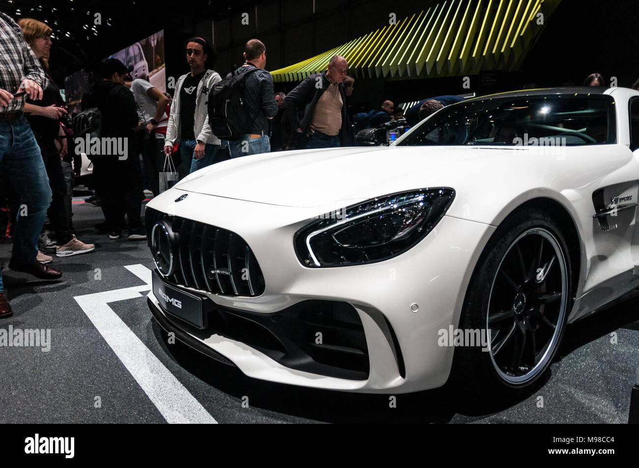 Switzerland, March 2018 - magnificent cars and hypercars on display at ...