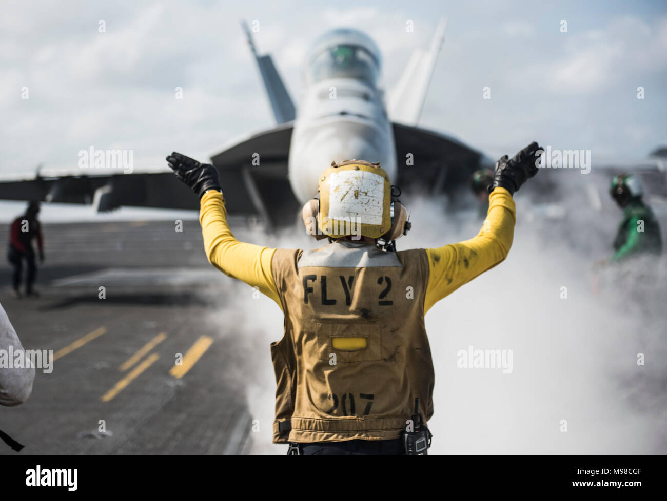 180320-N-MT837-0068 PACIFIC OCEAN (March 20, 2018) Aviation Boatswain’s ...