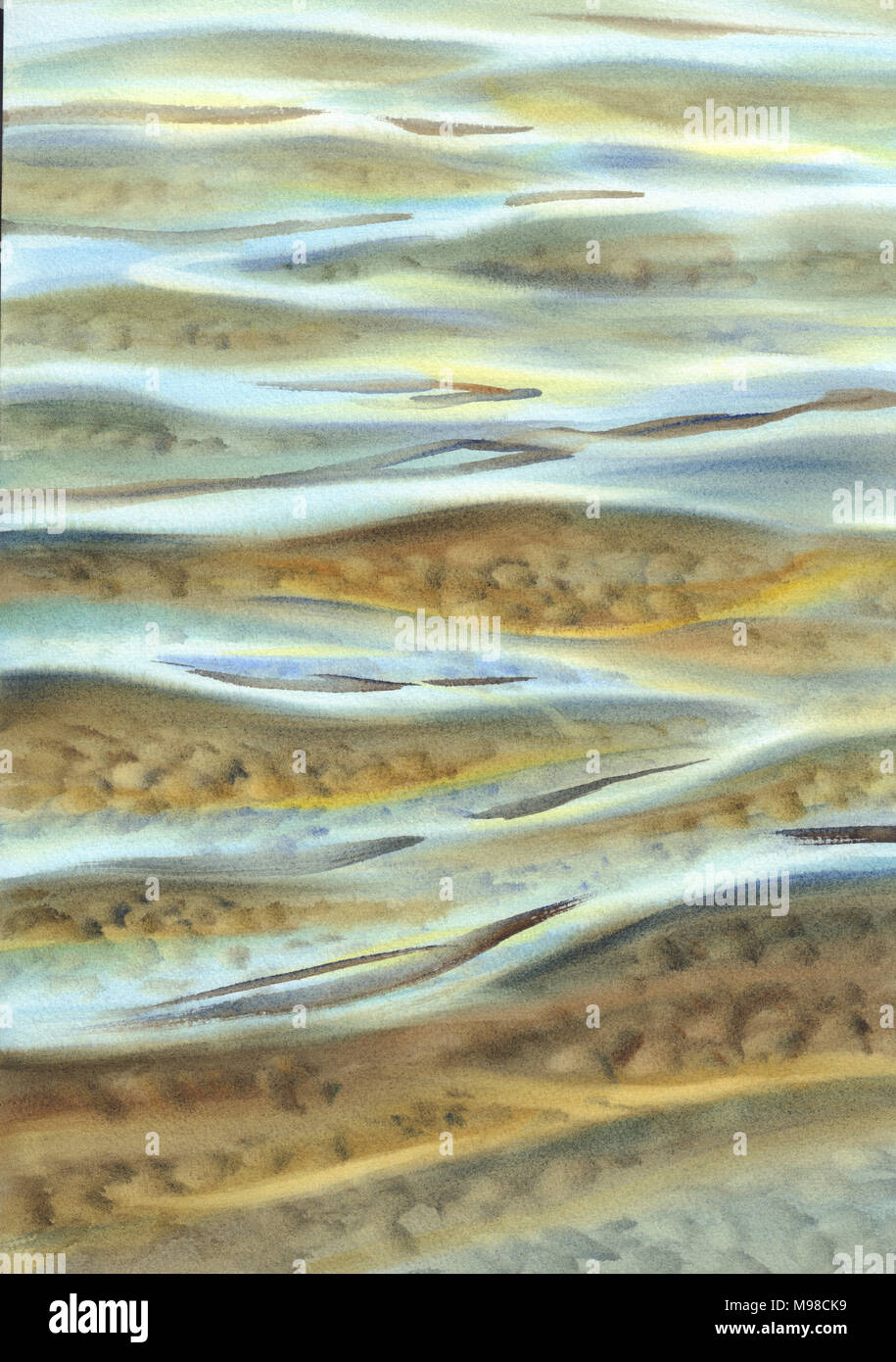 water transparency watercolor background Stock Photo - Alamy