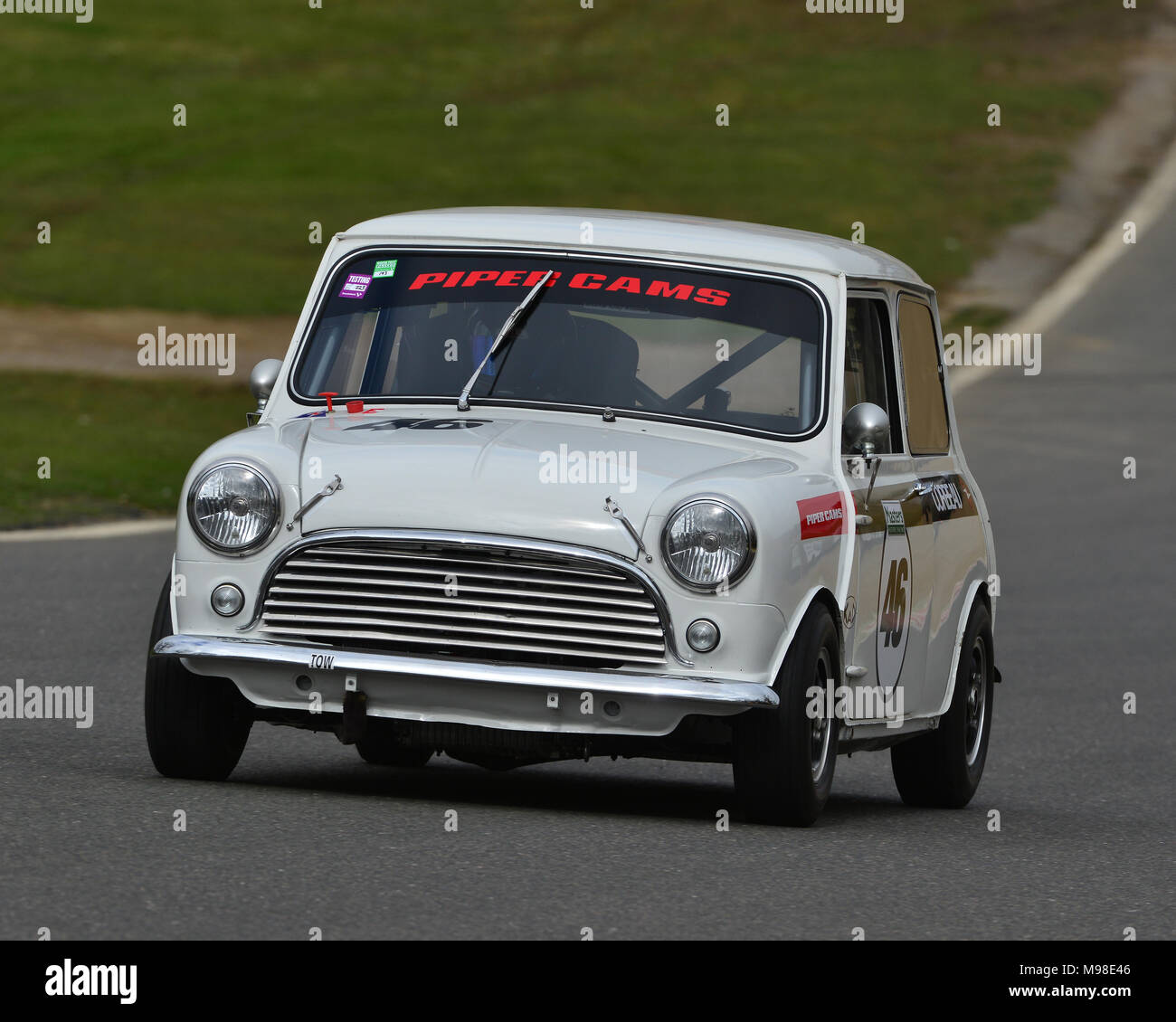Bill Sollis, Ian Curley, Austin Mini Cooper S, FIA Masters Historic ...