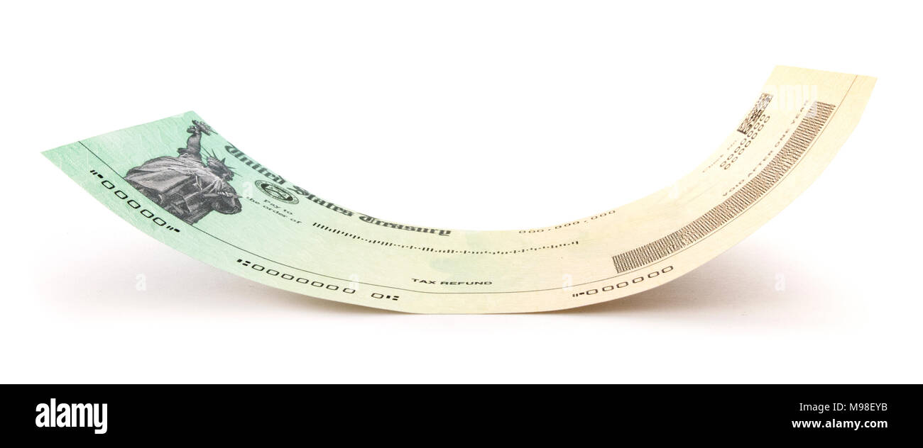 Tax refund check hi-res stock photography and images - Alamy