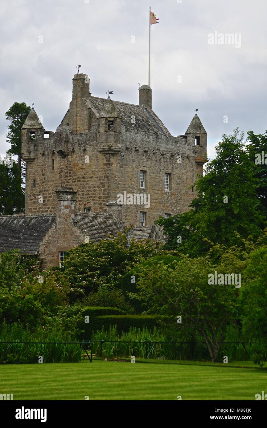 Cawdor Castle is set amid gardens in the parish of Cawdor in the ...