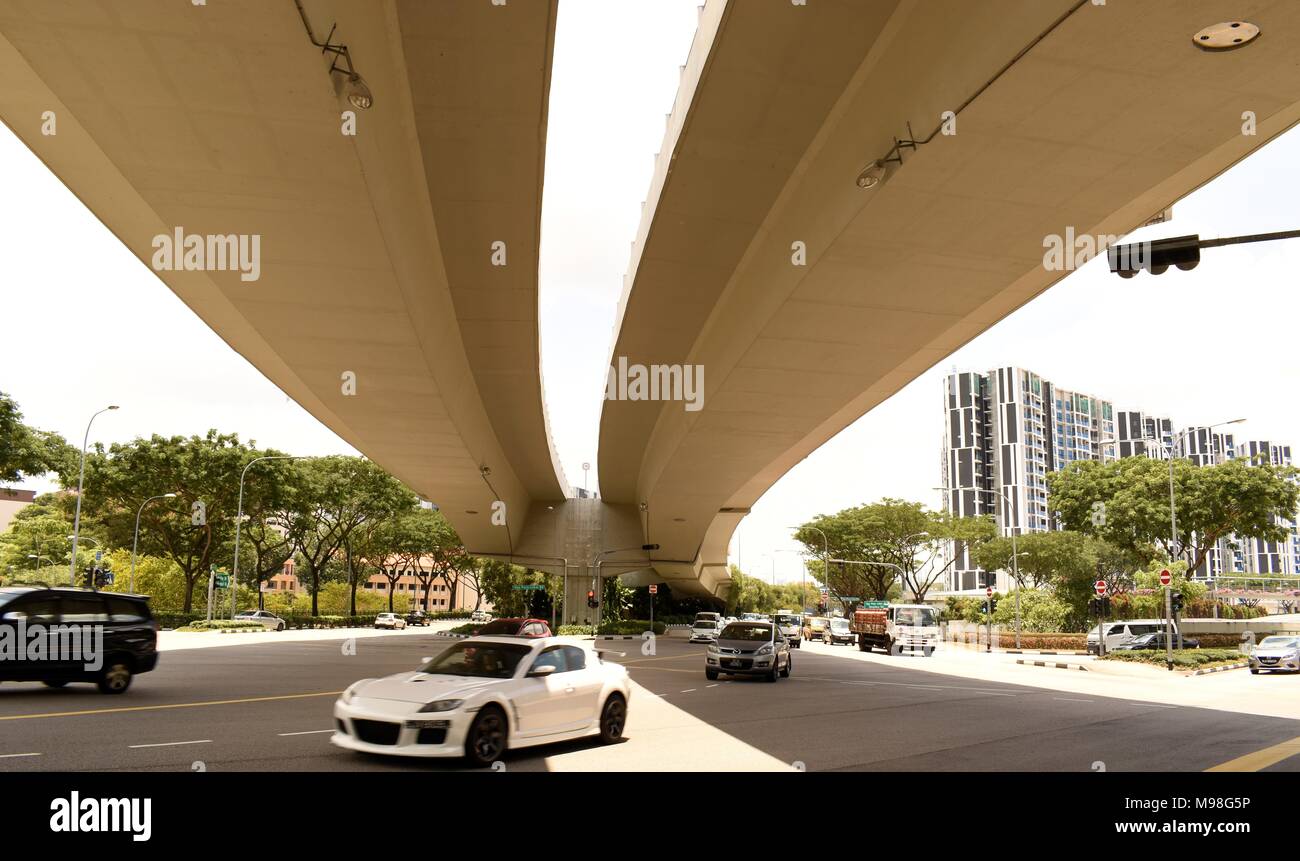 Bartley East Road - Viaduct Stock Photo - Alamy