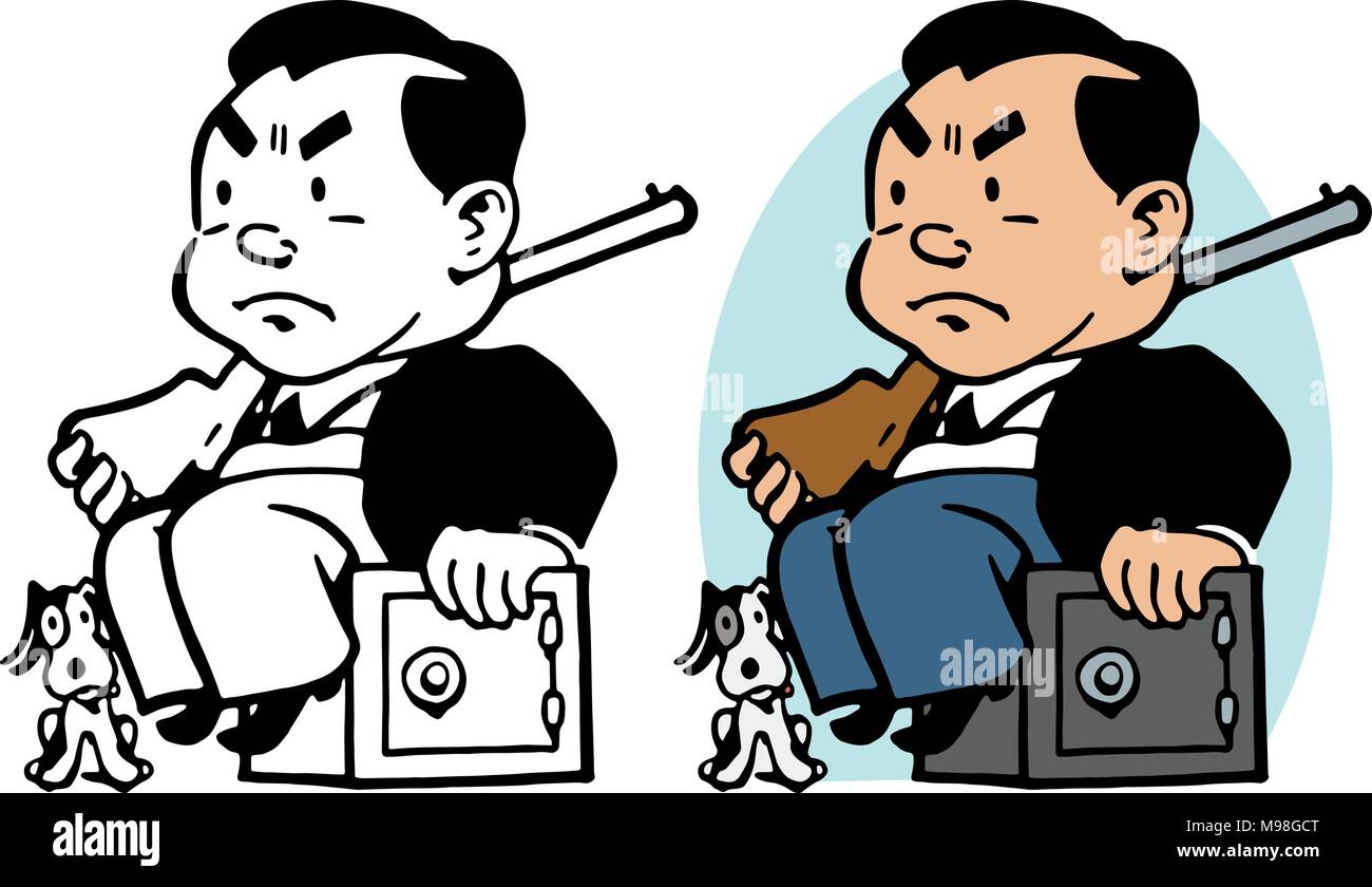 Cartoon angry man hi-res stock photography and images - Alamy