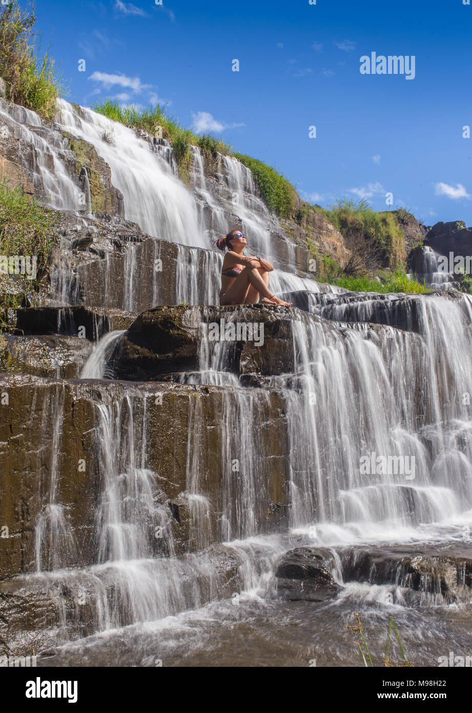 Blonde bikini model hi-res stock photography and images - Alamy