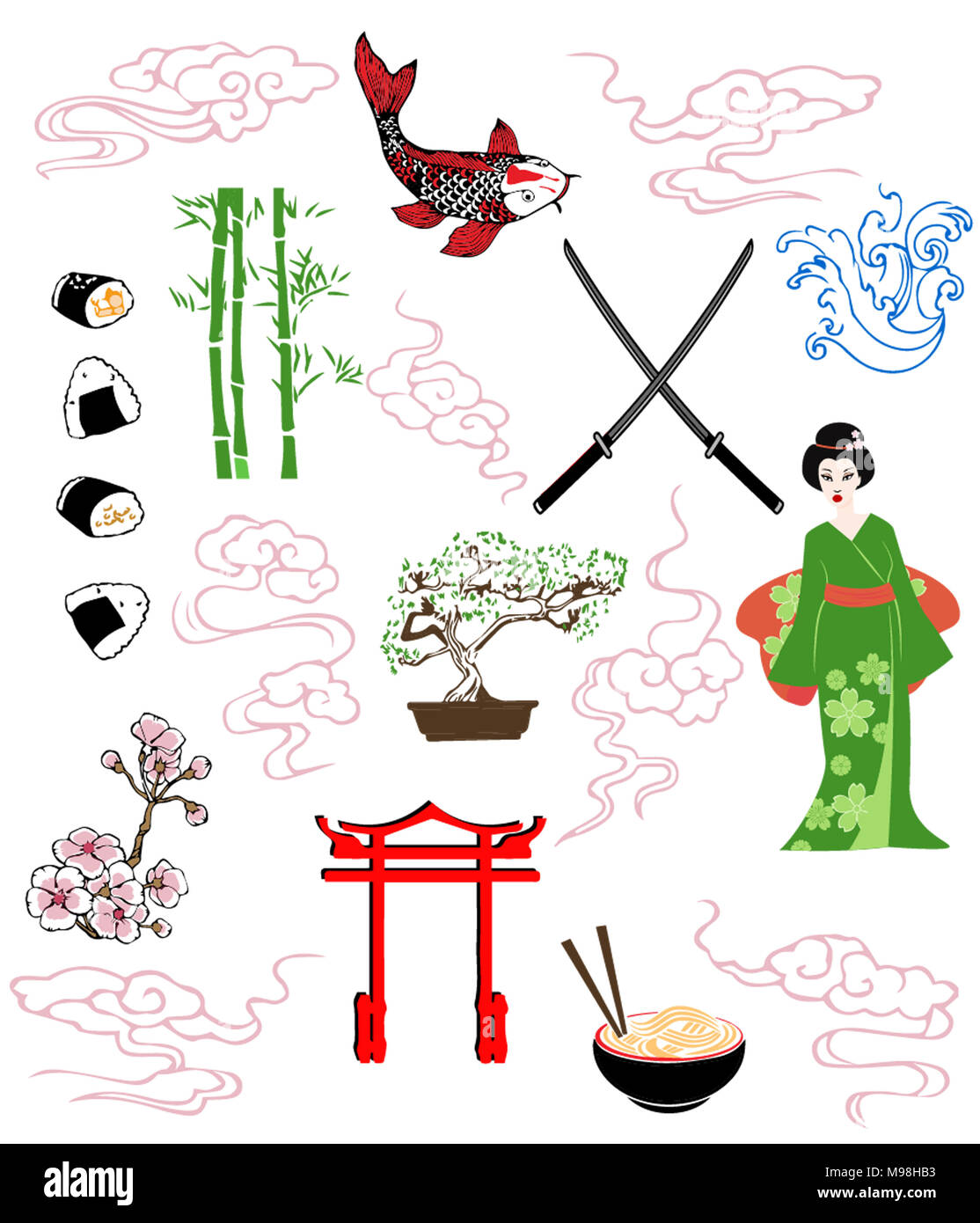 something japan related 3 Stock Photo - Alamy