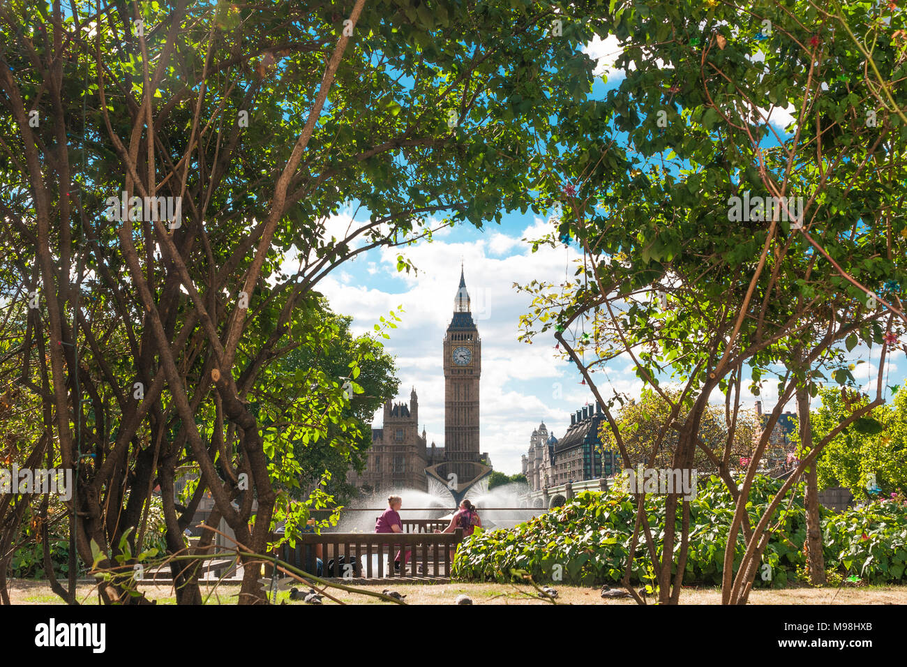 Big ben unusual point of view Stock Photo - Alamy
