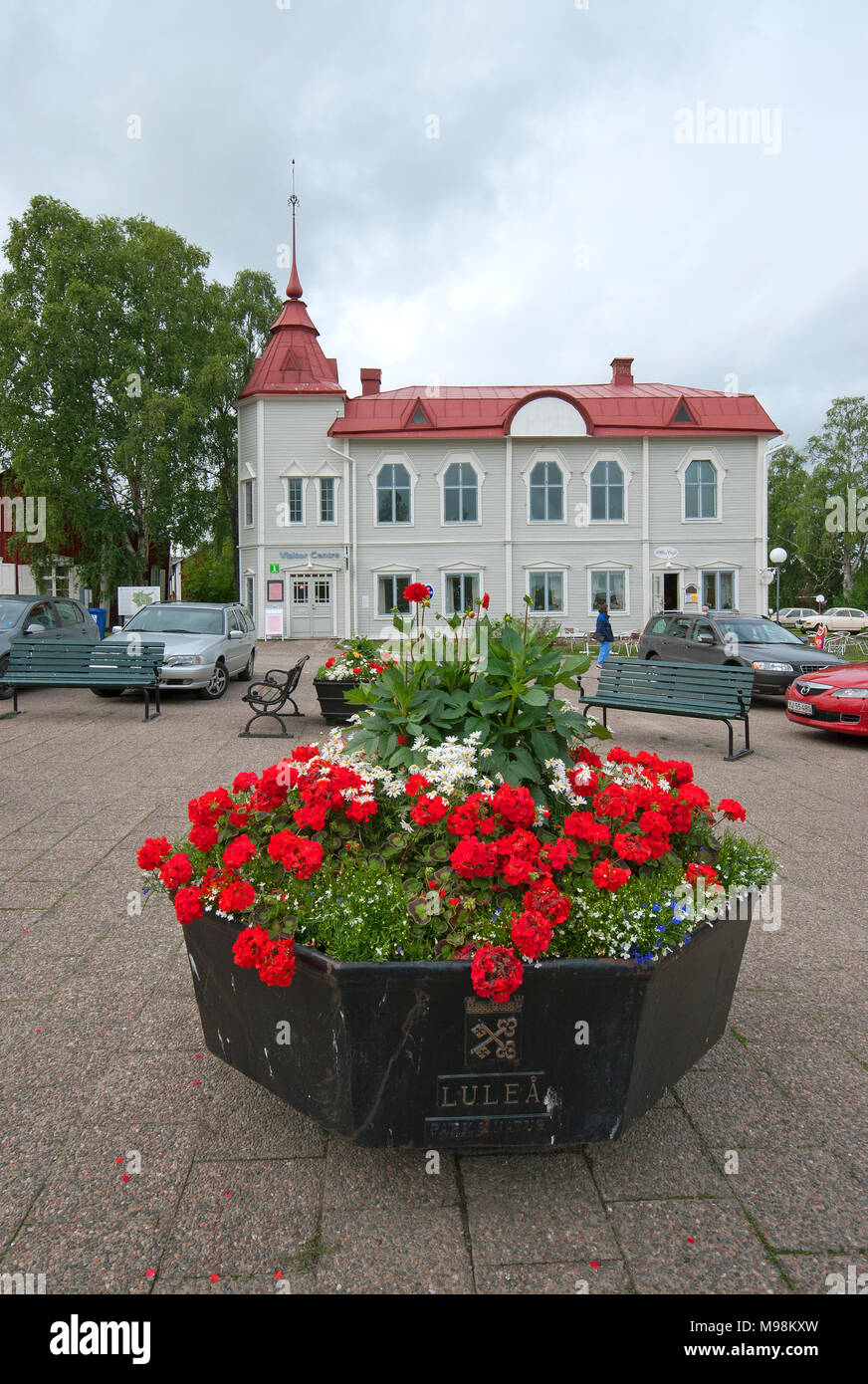 Visitor Centre in Lulea, Norrbotten County, Sweden Stock Photo - Alamy