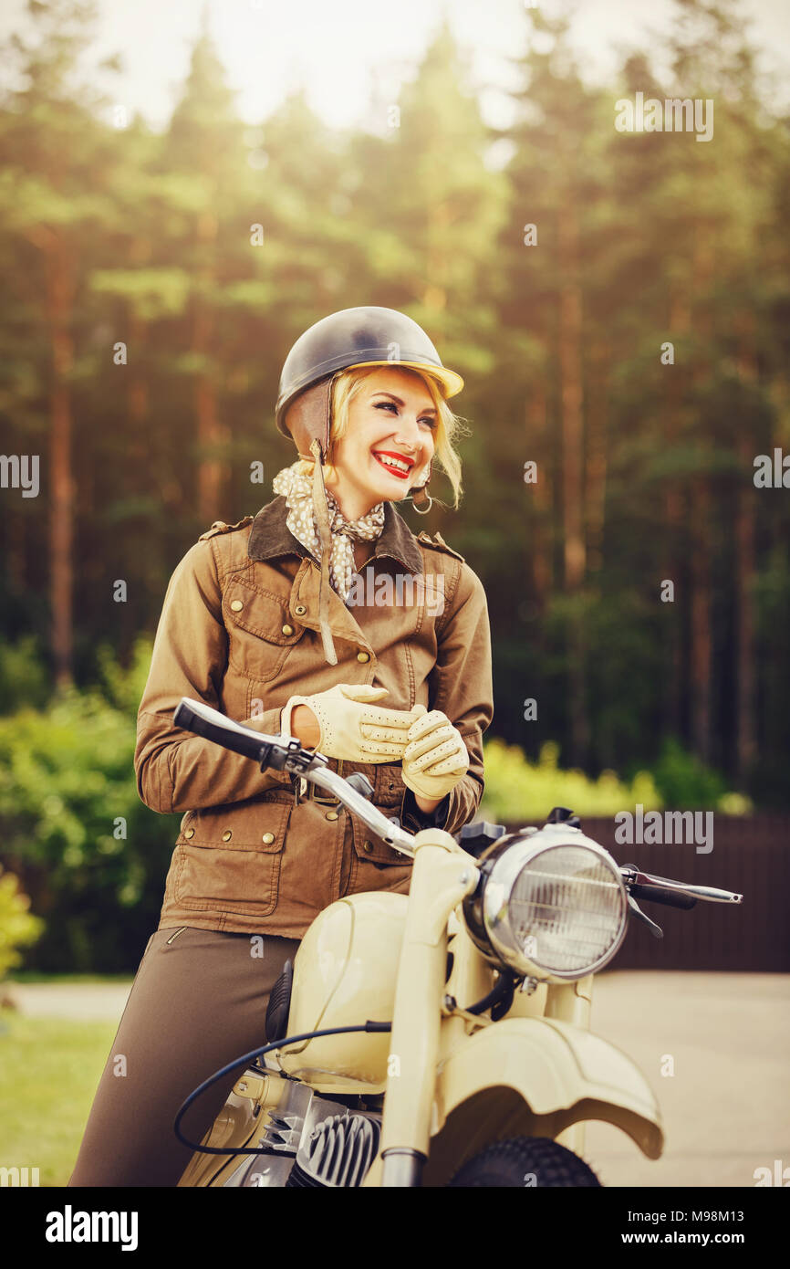 Beautiful Girl Motorcycle Wallpapers