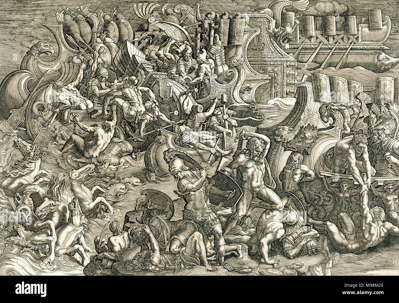 Battle between aeneas hi-res stock photography and images - Alamy