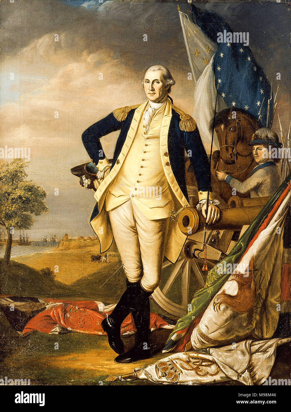 Portrait of George Washington Stock Photo - Alamy