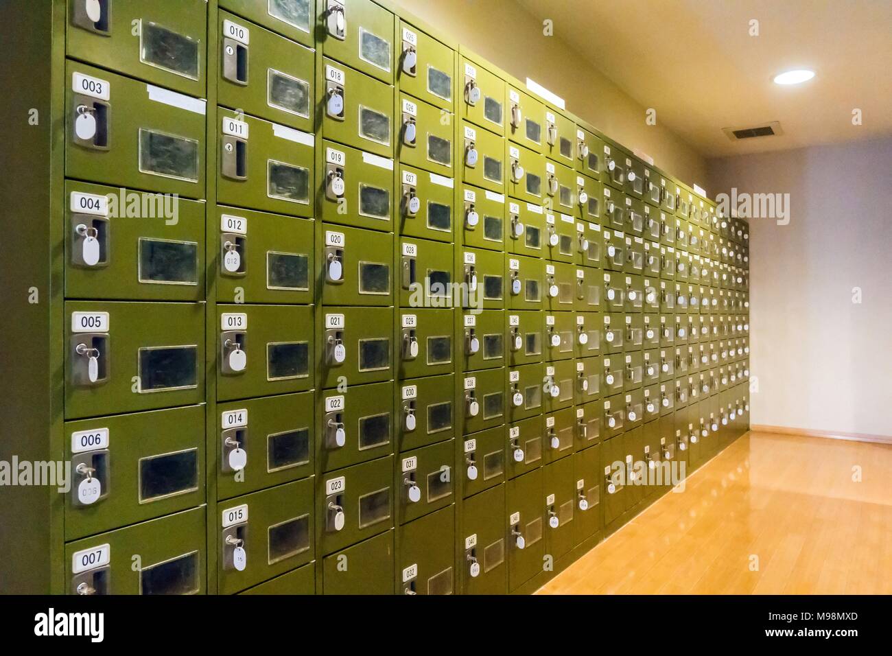 Interior locker changing room hi-res stock photography and images - Alamy