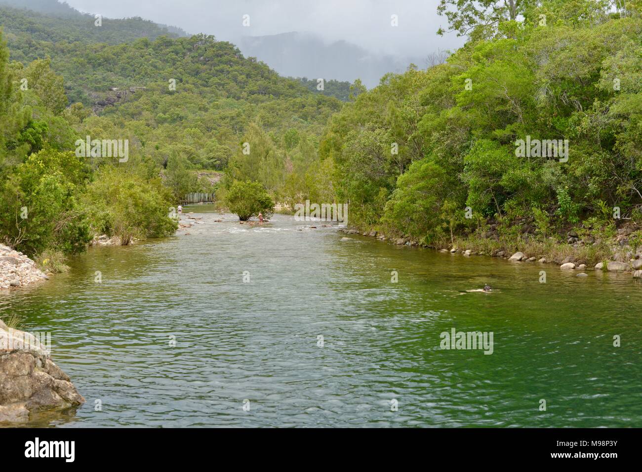 Big crystal creek with paluma ranges in the background, Crystal Creek ...