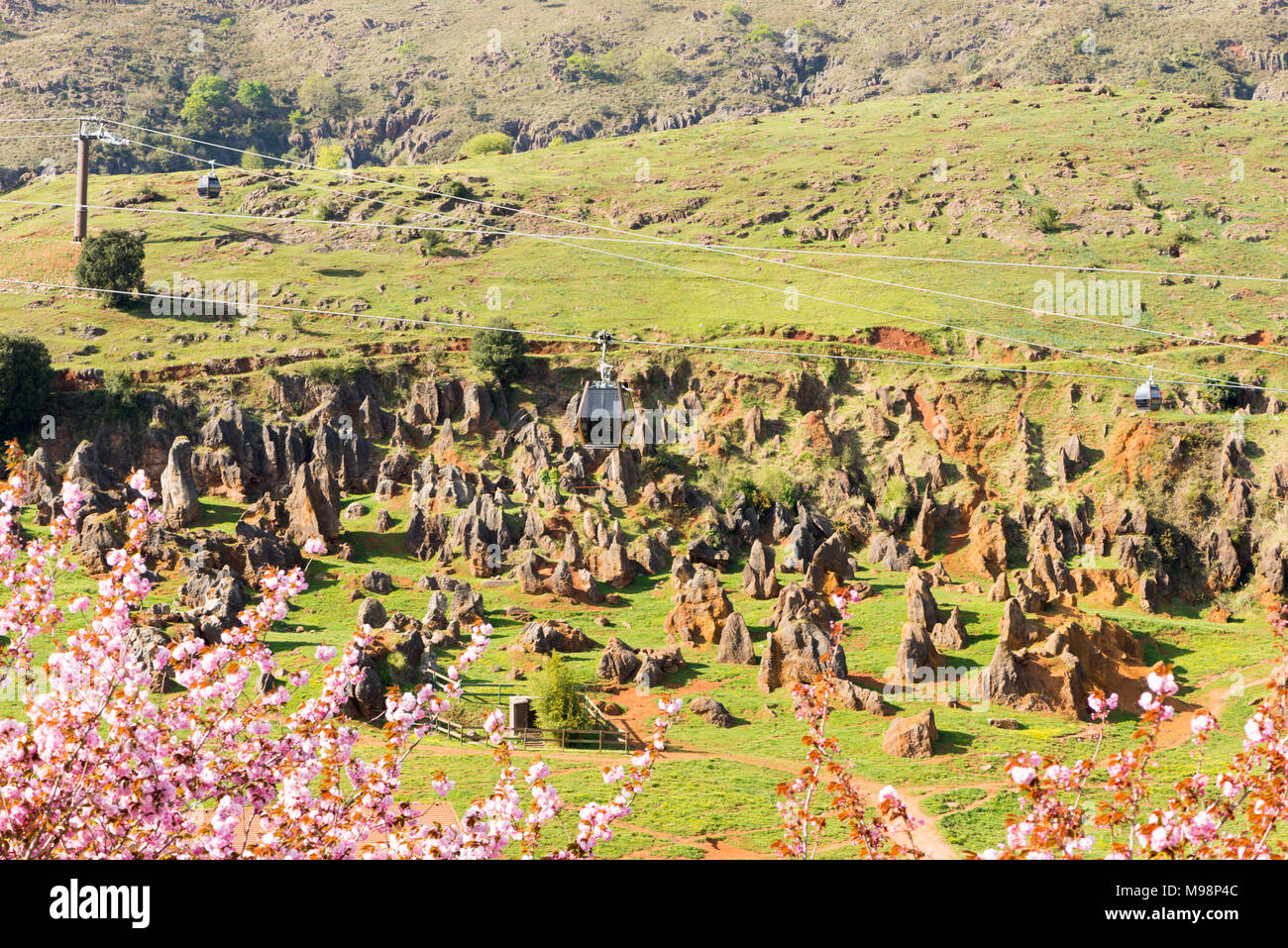 The village of Cabarceno in Cantabria, Spain Stock Photo - Alamy