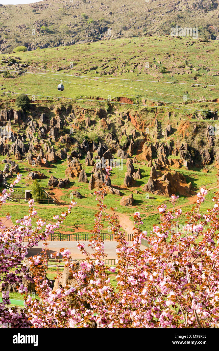 The village of Cabarceno in Cantabria, Spain Stock Photo - Alamy