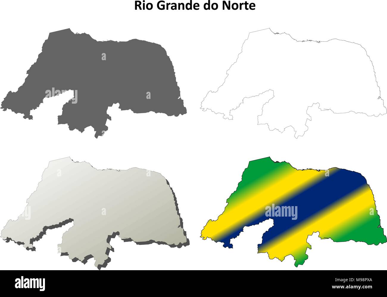 Blank rio grande map hi-res stock photography and images - Alamy