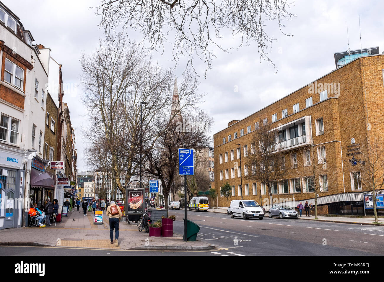 People Walk By Lambeth North Station, London Stock Photo - Alamy