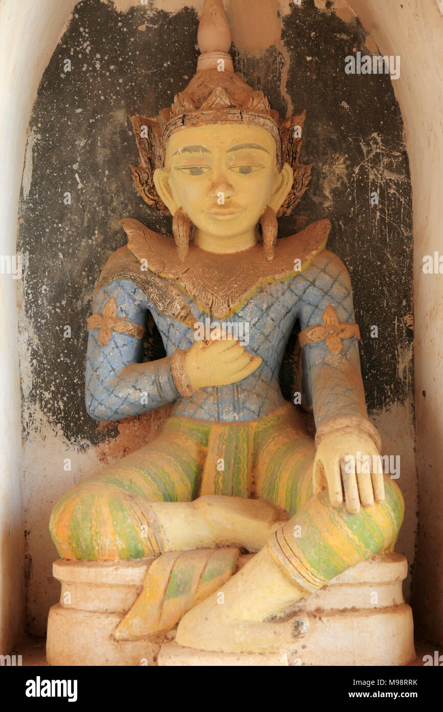 Myanmar, Burma, Bagan, Ananda Temple, Nat spirit, statue Stock Photo ...