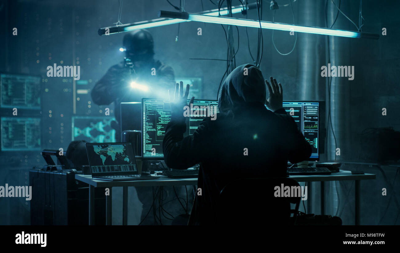 Fully Armed Special Cybersecurity Forces Soldier Arrests Highly ...