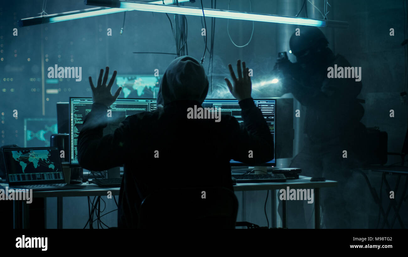 Fully Armed Special Cybersecurity Forces Soldier Arrests Highly ...