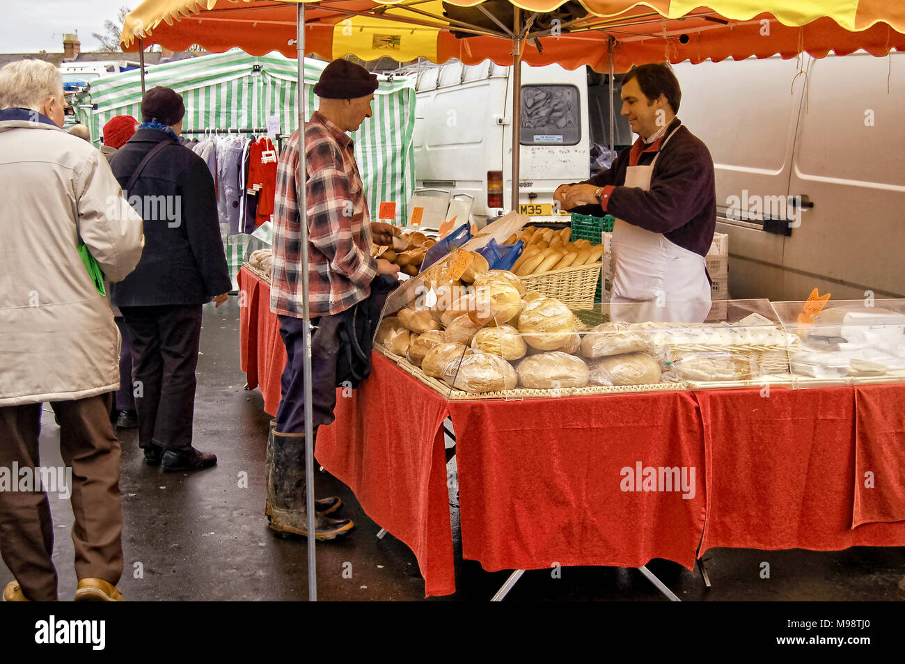The Bread Stall at Rye Market Stock Photo - Alamy