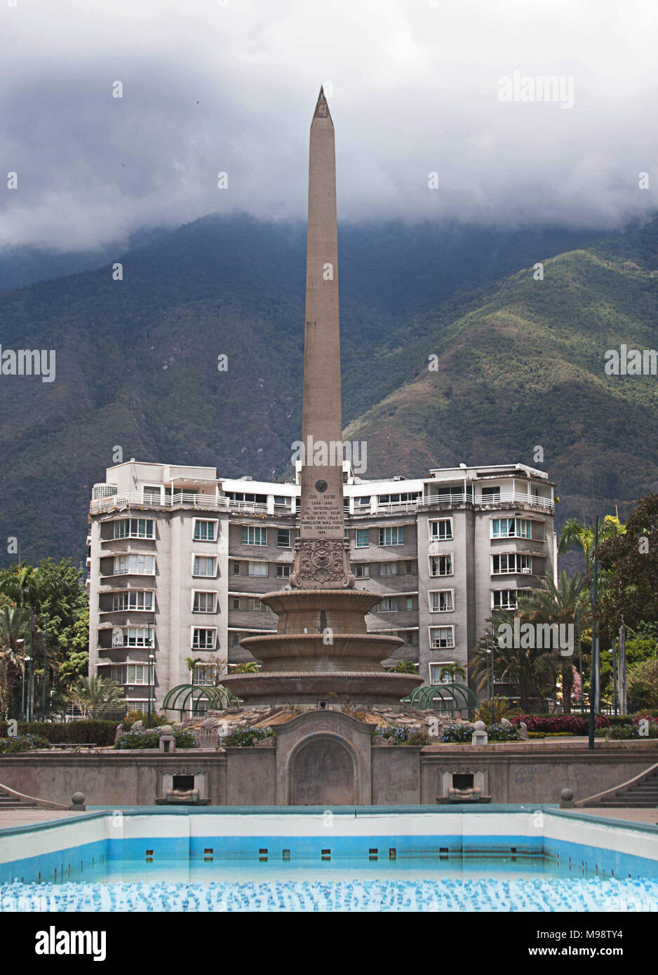 Plaza Francia ( France Square ) Obelisk, Caracas, Venezuela Stock Photo ...