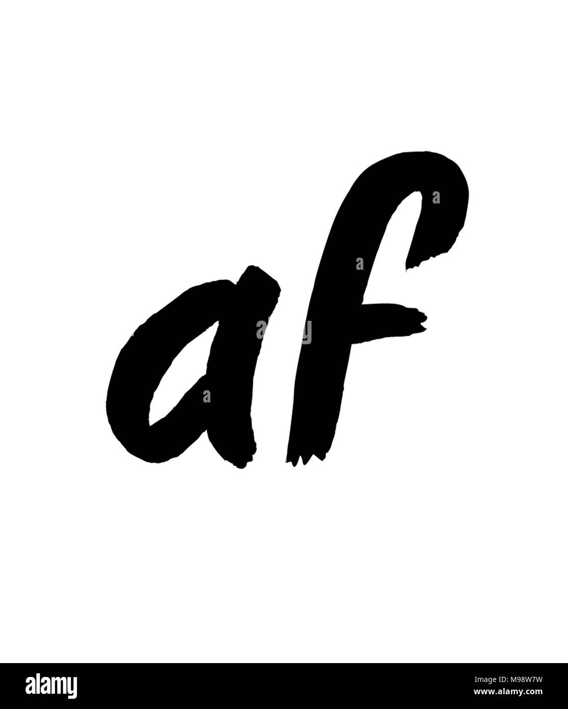 Af Font High Resolution Stock Photography and Images - Alamy