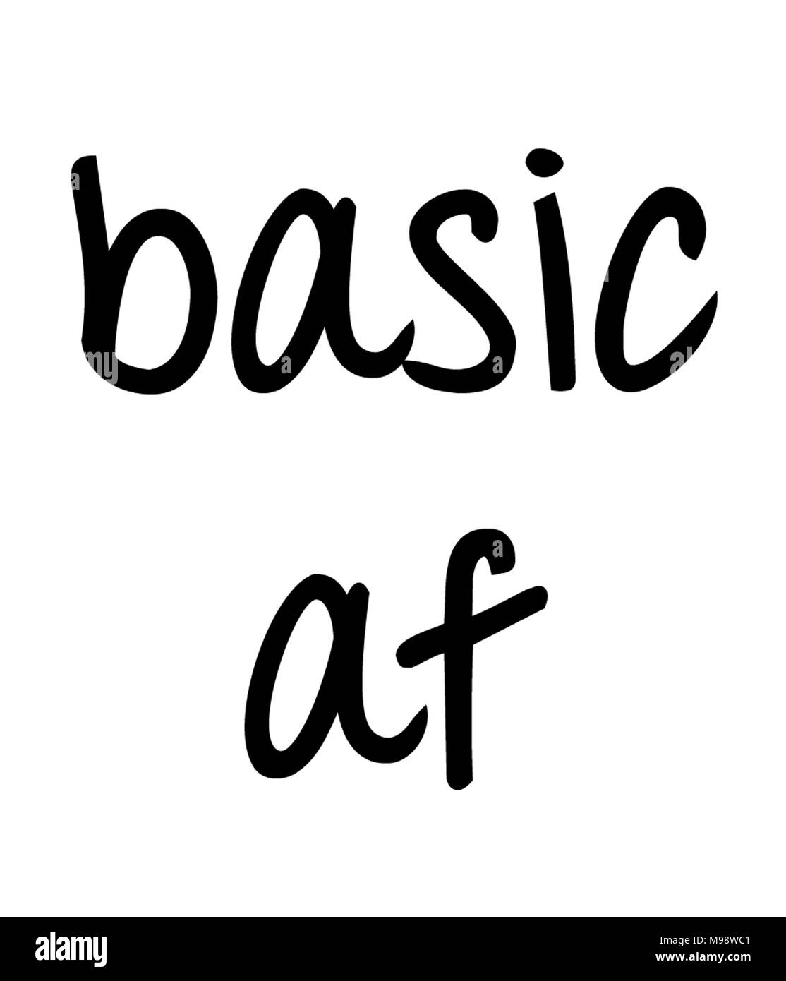 Basic af graphic hi-res stock photography and images - Alamy