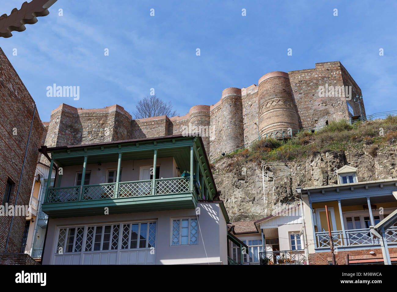 Narikala Fortress in Tbilisi Stock Photo - Alamy