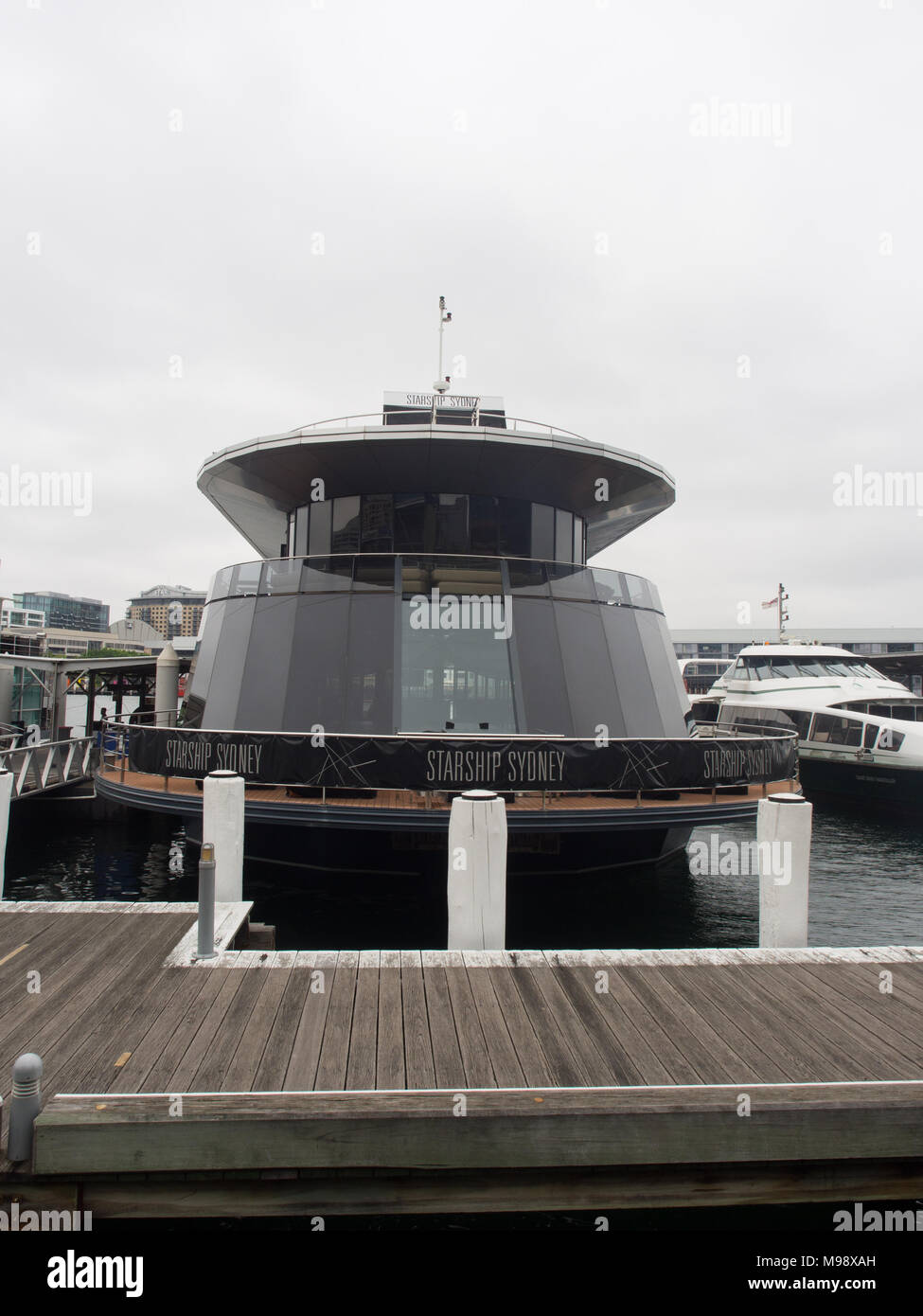 Big Windows On A Boat Stock Photo - Alamy
