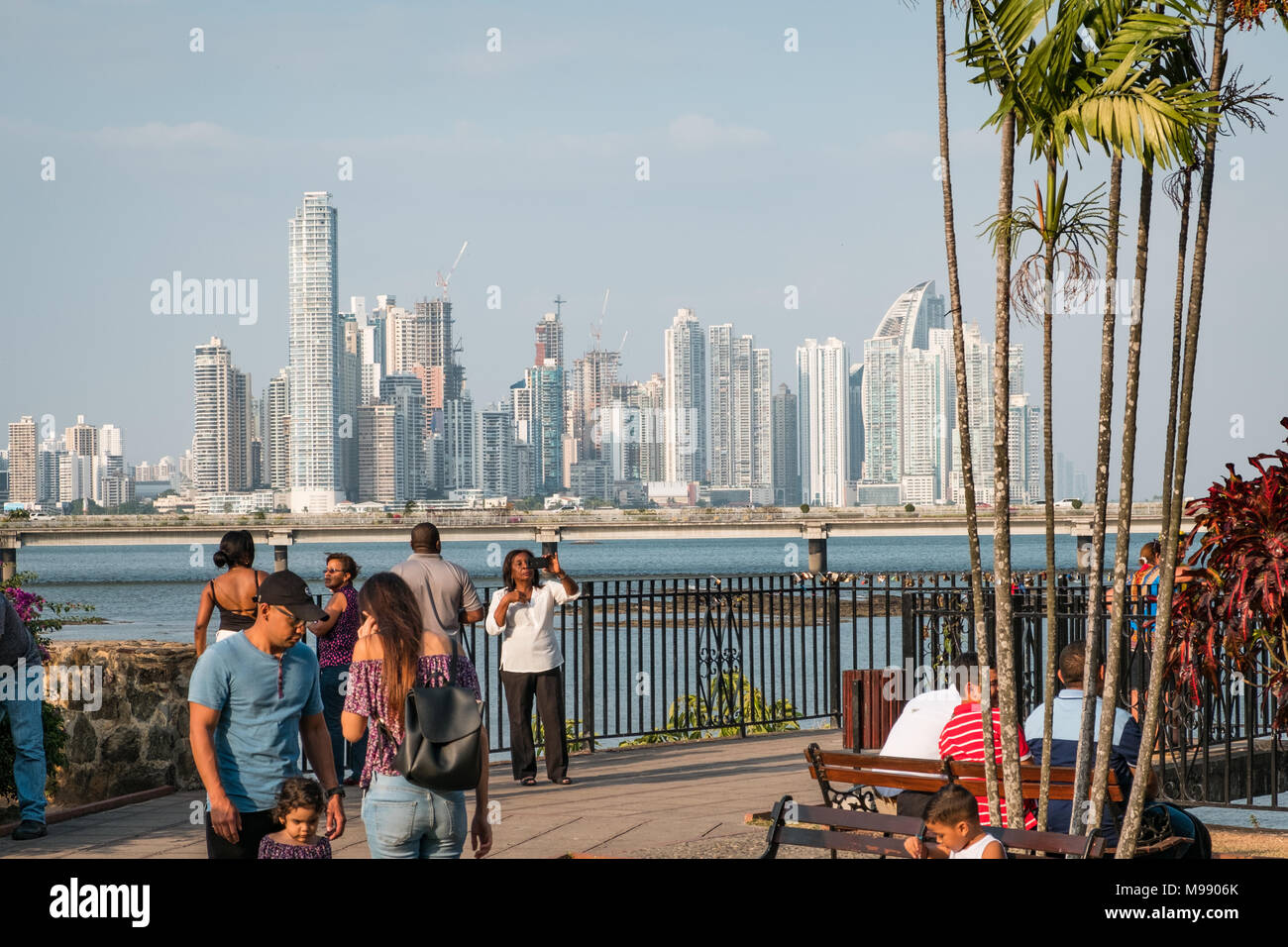 Panama citys skyscraper skyline hi-res stock photography and images - Alamy