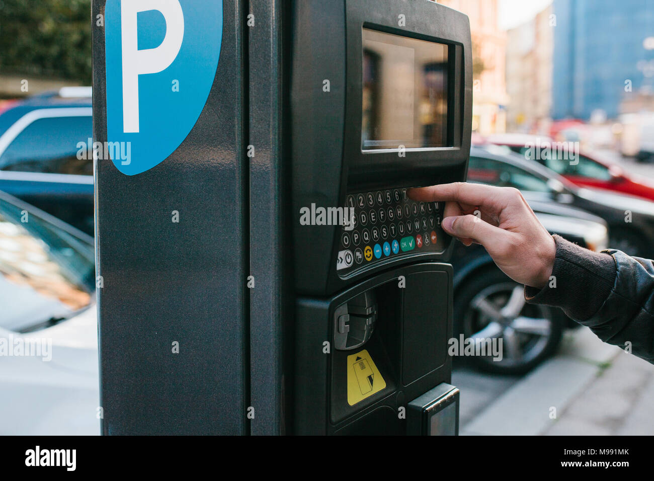 Automatic parking ticket machines hi-res stock photography and images ...