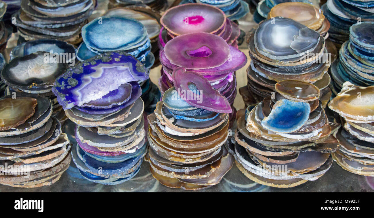 Set of natural mineral gemstones of a certain type Stock Photo - Alamy