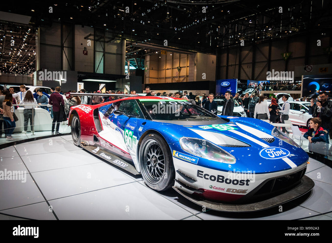 Switzerland, March 2018 - magnificent cars and hypercars on display at ...