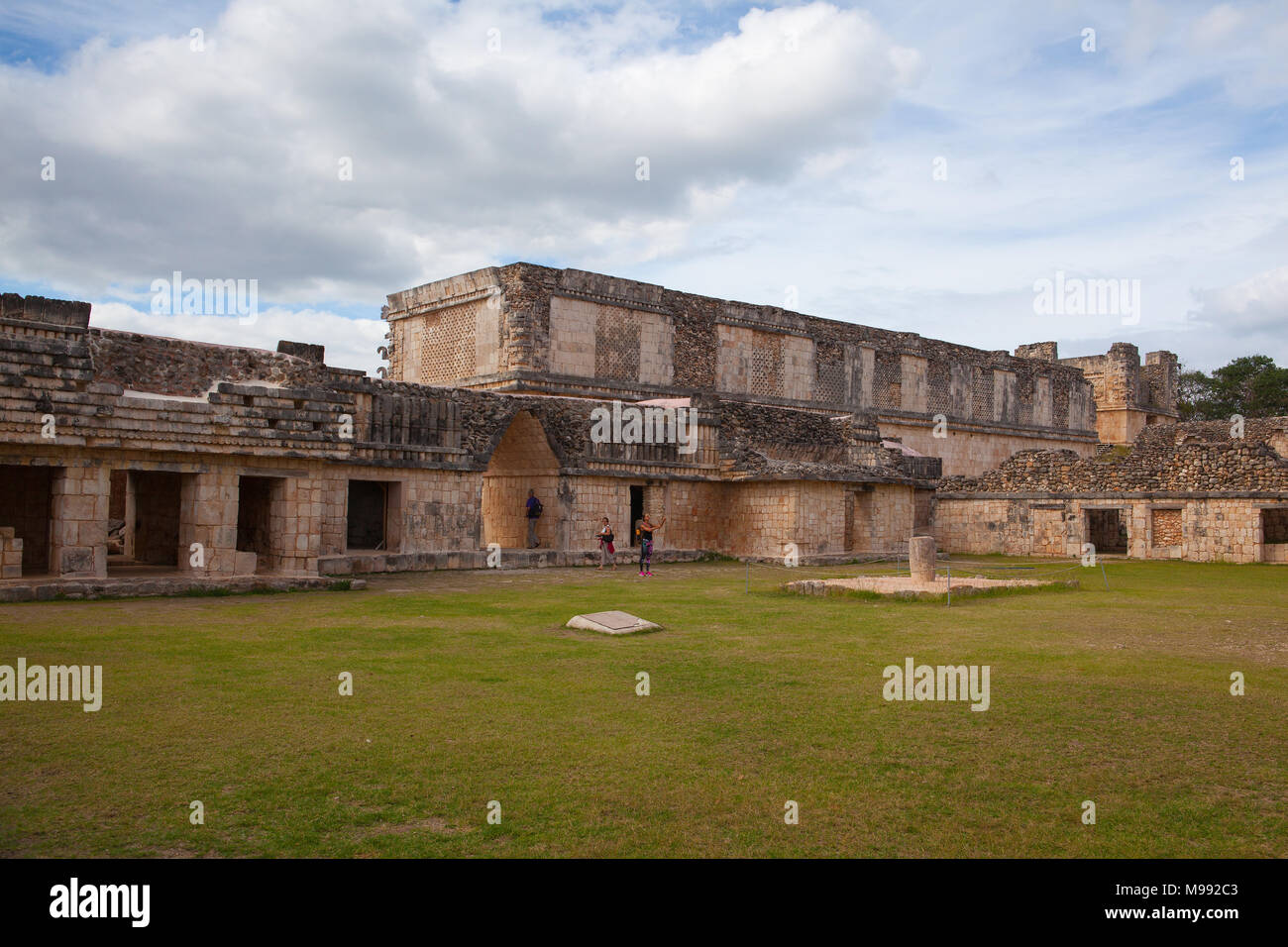 Uxmal, Mexico - January 30, 2018: Majestic ruins in Uxmal,Mexico. Uxmal ...