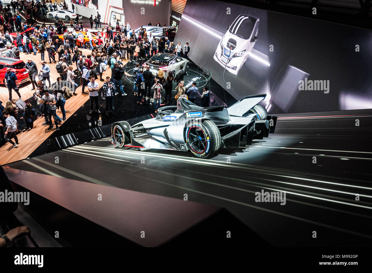 Switzerland, March 2018 - magnificent cars and hypercars on display at ...