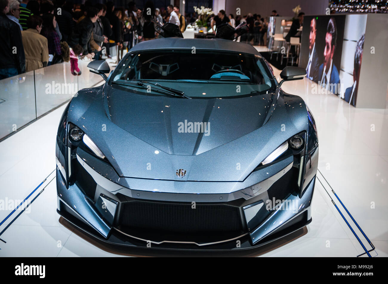 Switzerland, March 2018 - magnificent cars and hypercars on display at ...