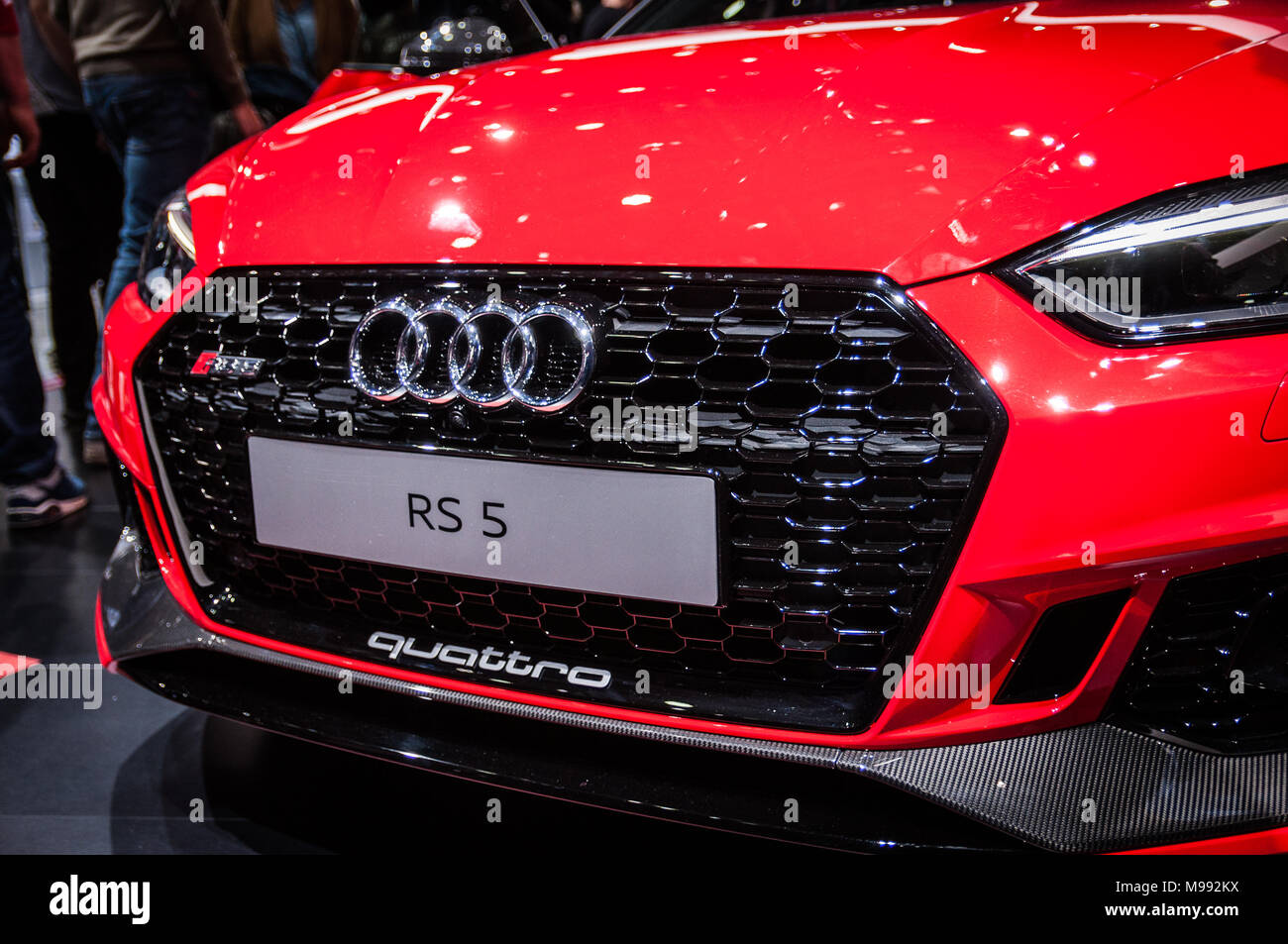 Switzerland, March 2018 - magnificent cars and hypercars on display at ...