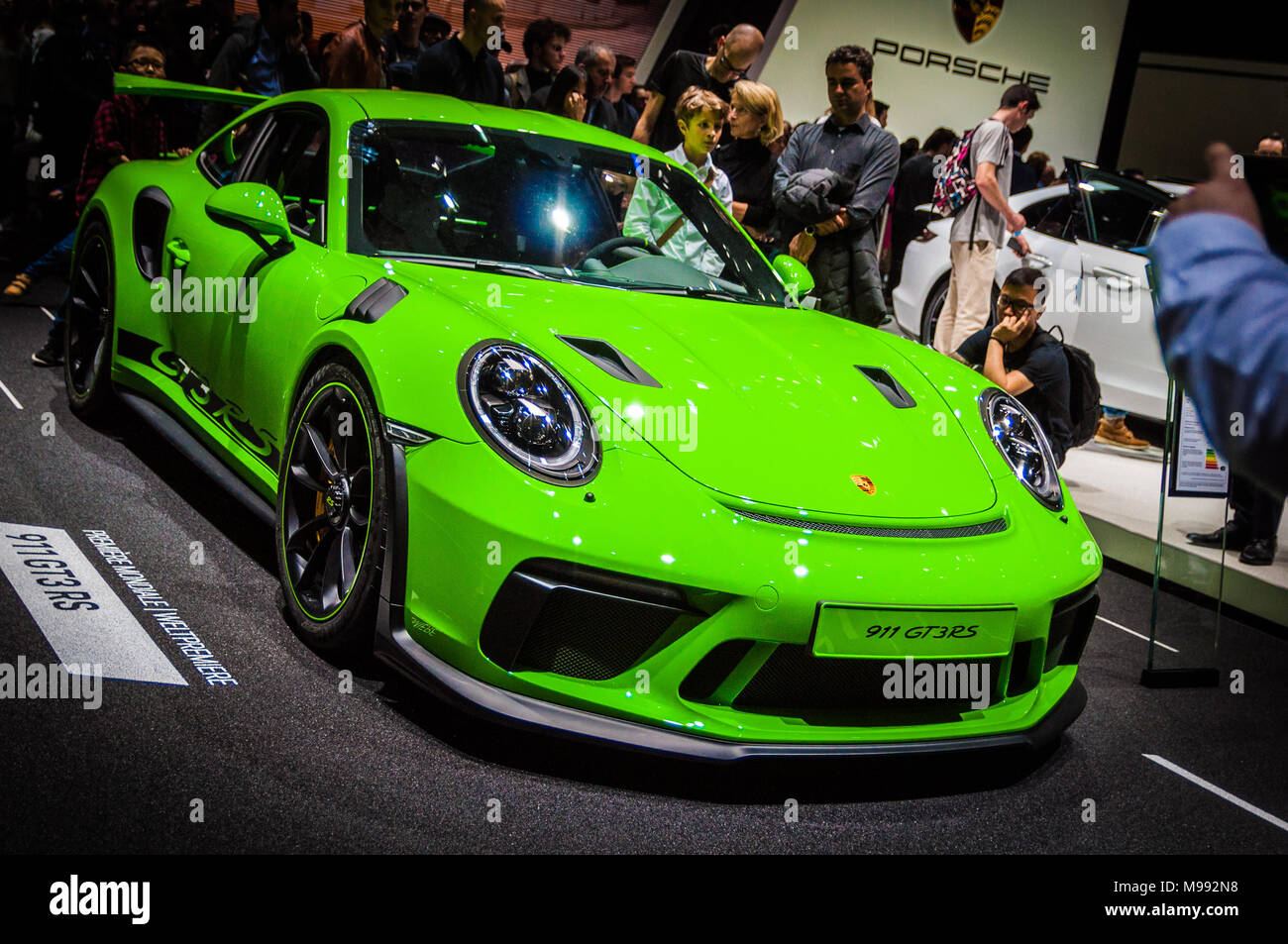 Switzerland, March 2018 - magnificent cars and hypercars on display at ...