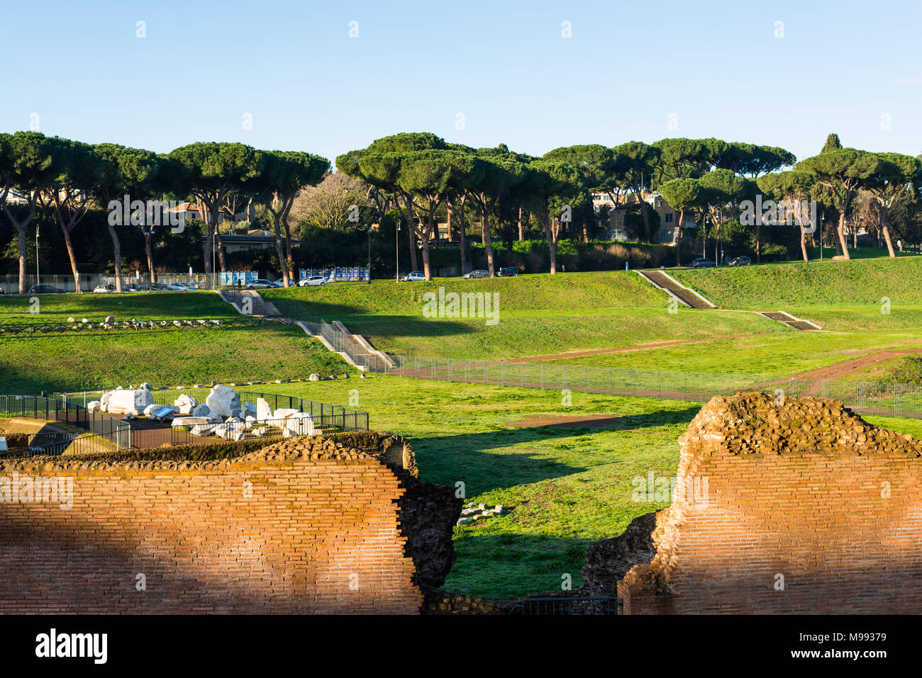 Circus Maximus is an ancient Roman chariot racing stadium and mass ...