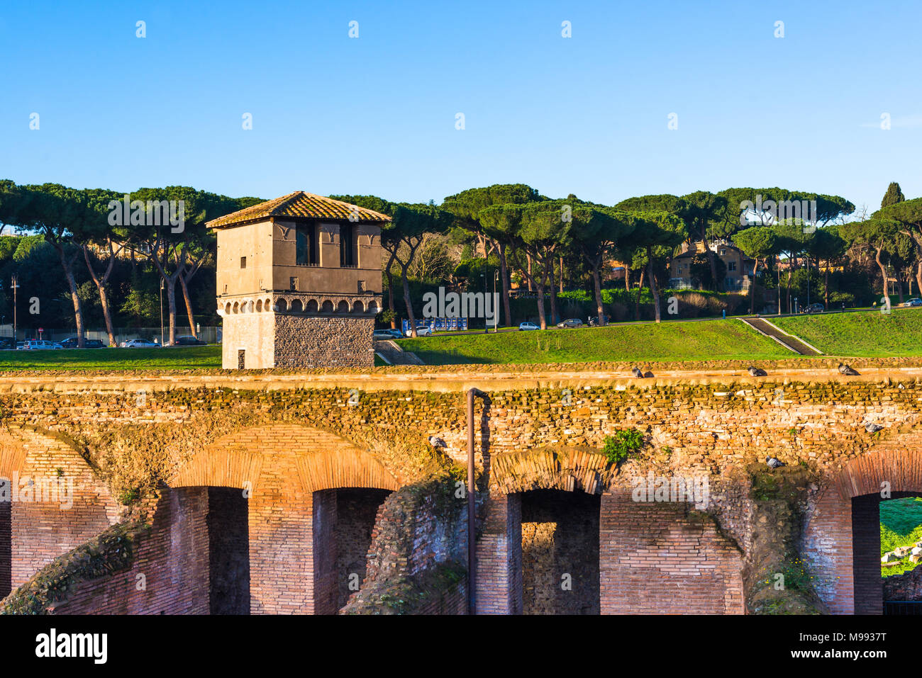 Circus Maximus is an ancient Roman chariot racing stadium and mass ...