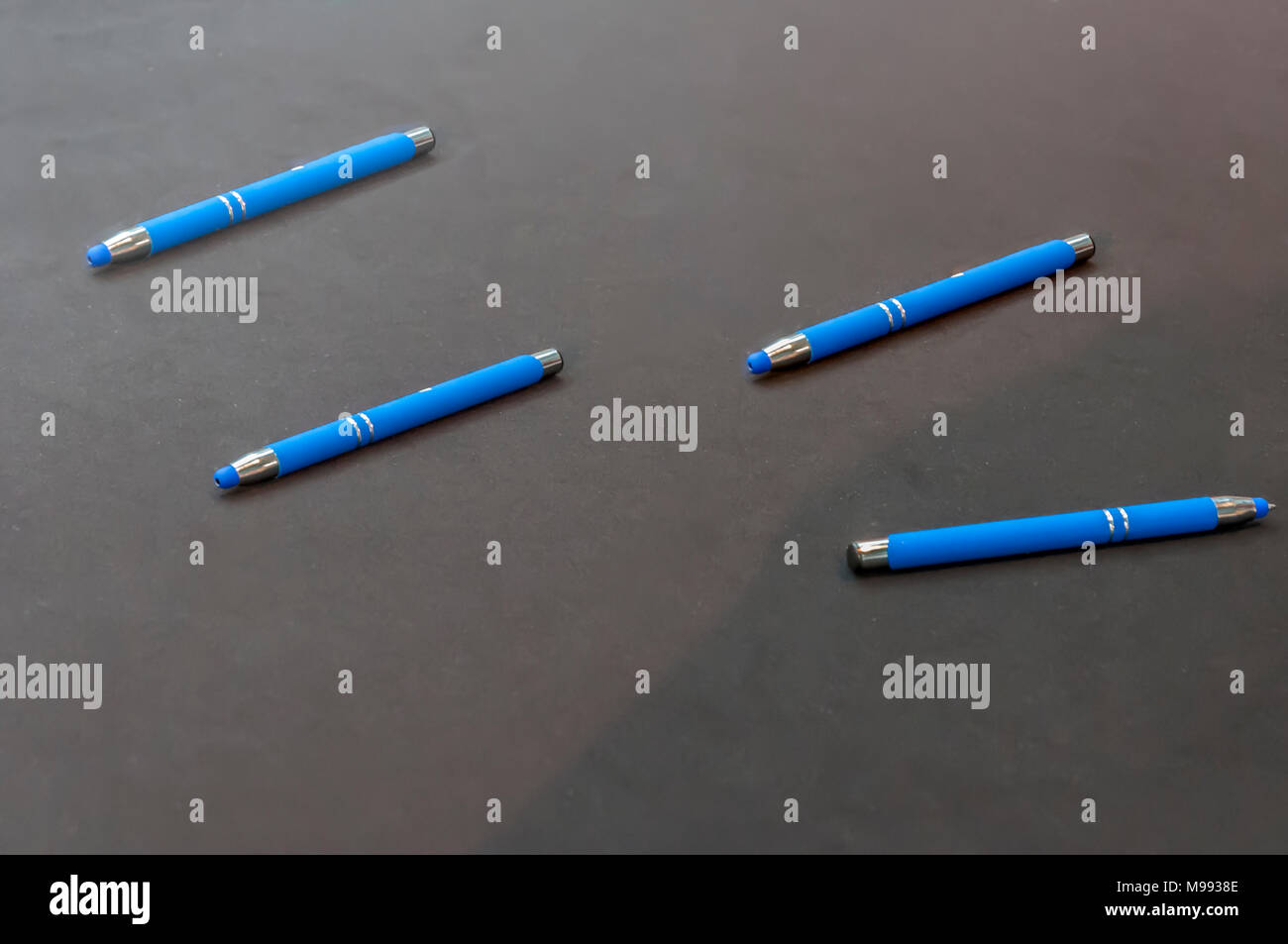 Blue pens hi-res stock photography and images - Alamy
