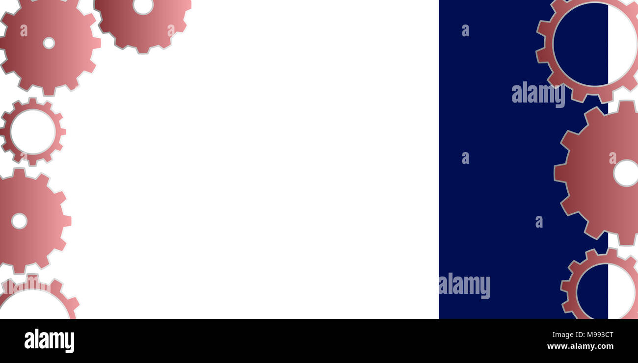 simple cogs and gears illustration backdrop - copy space Stock Photo ...
