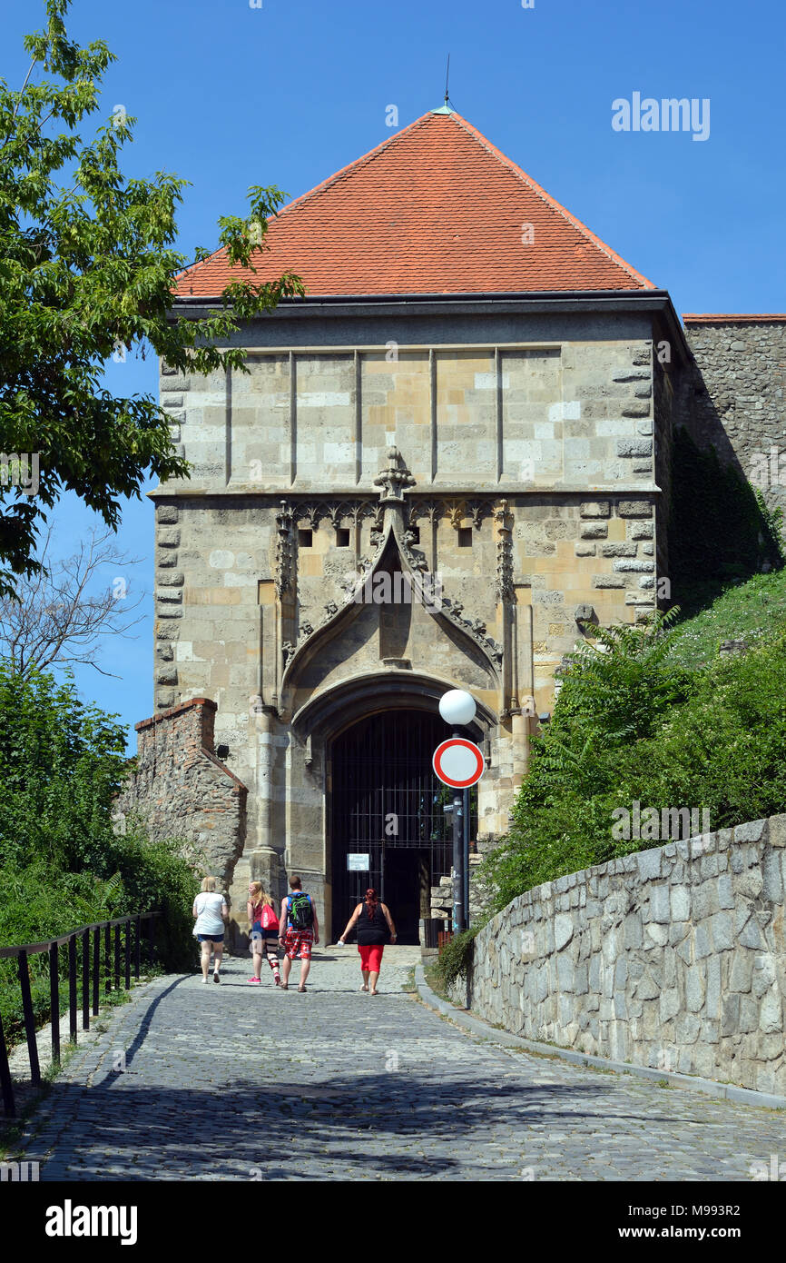 Bratislava, Slovakia - June 15, 2017: Sigismund gate as the eastern ...