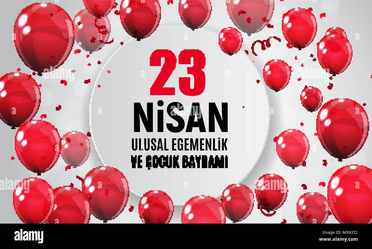 23 april turkey Stock Vector Images - Alamy