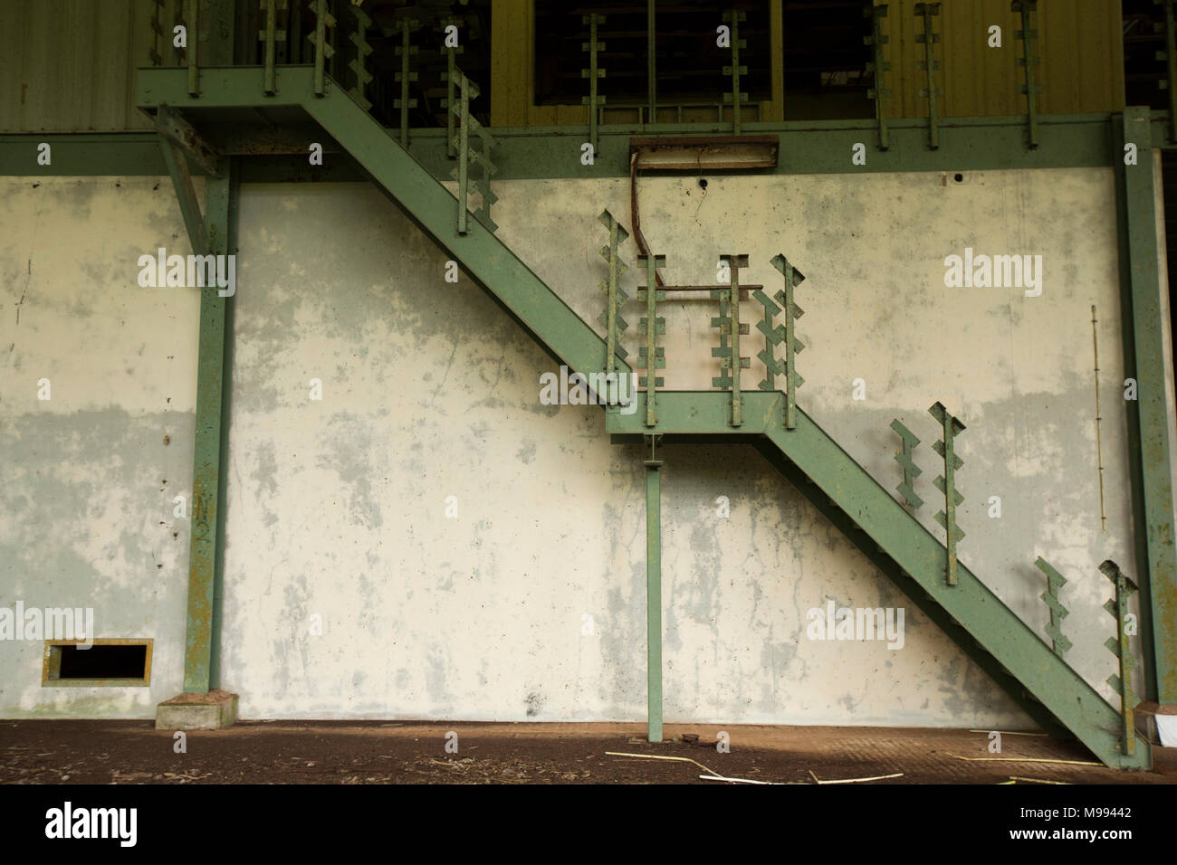 Apoera train station in Suriname, near the Courantayne River which was ...