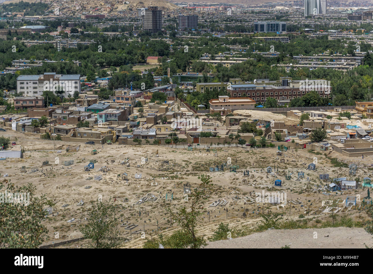 Overview of Kabul, Afghanistan Stock Photo - Alamy