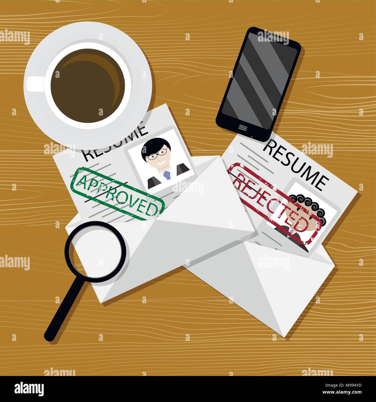 Selection of candidates for work. Human resources and employee ...