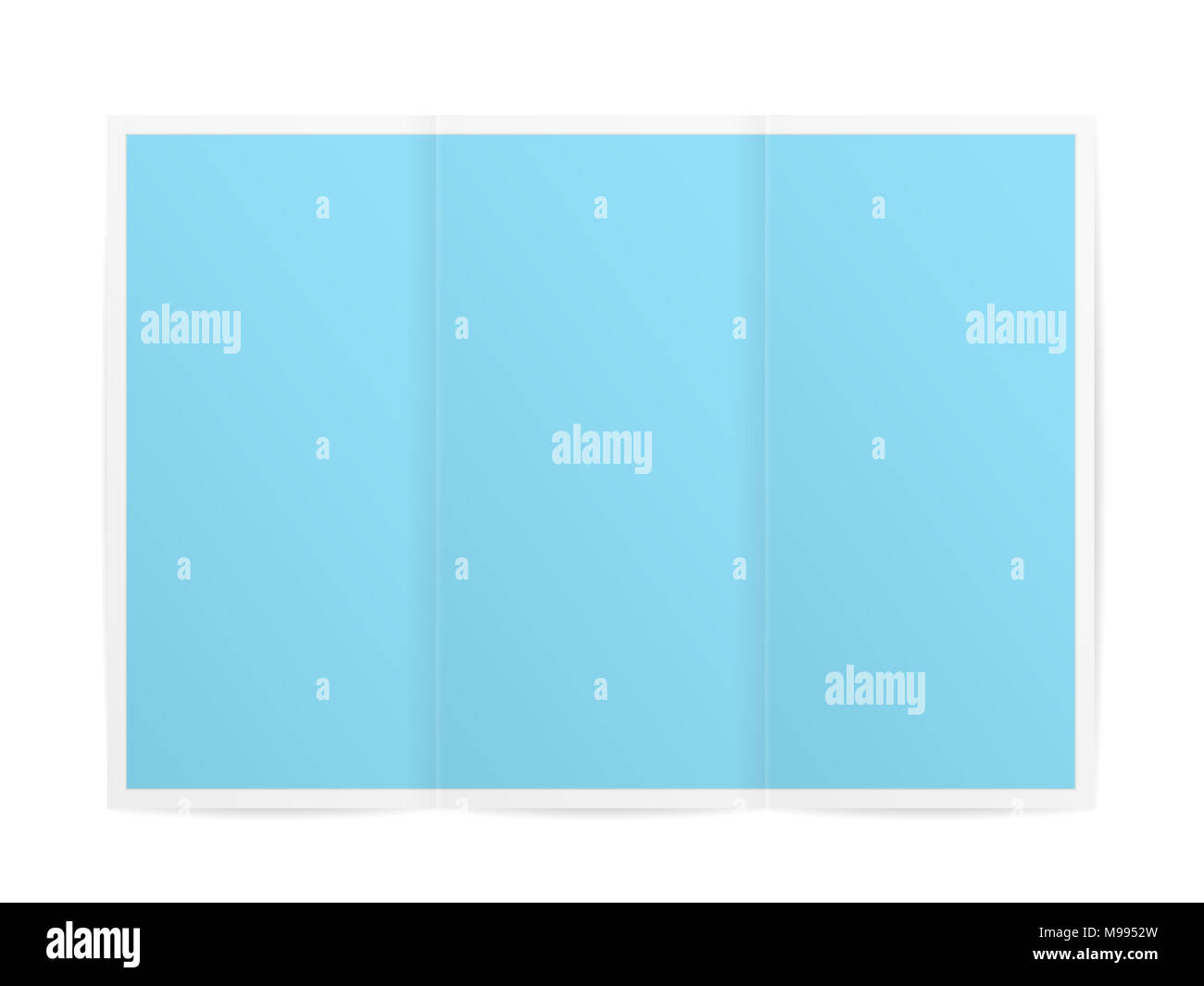 Folded paper on a white background. Vector illustration Stock Photo - Alamy
